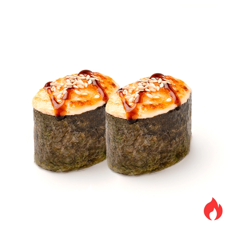 Запечённый гункан с креветками, 2 шт заказать в Сургуте с доставкой на ...